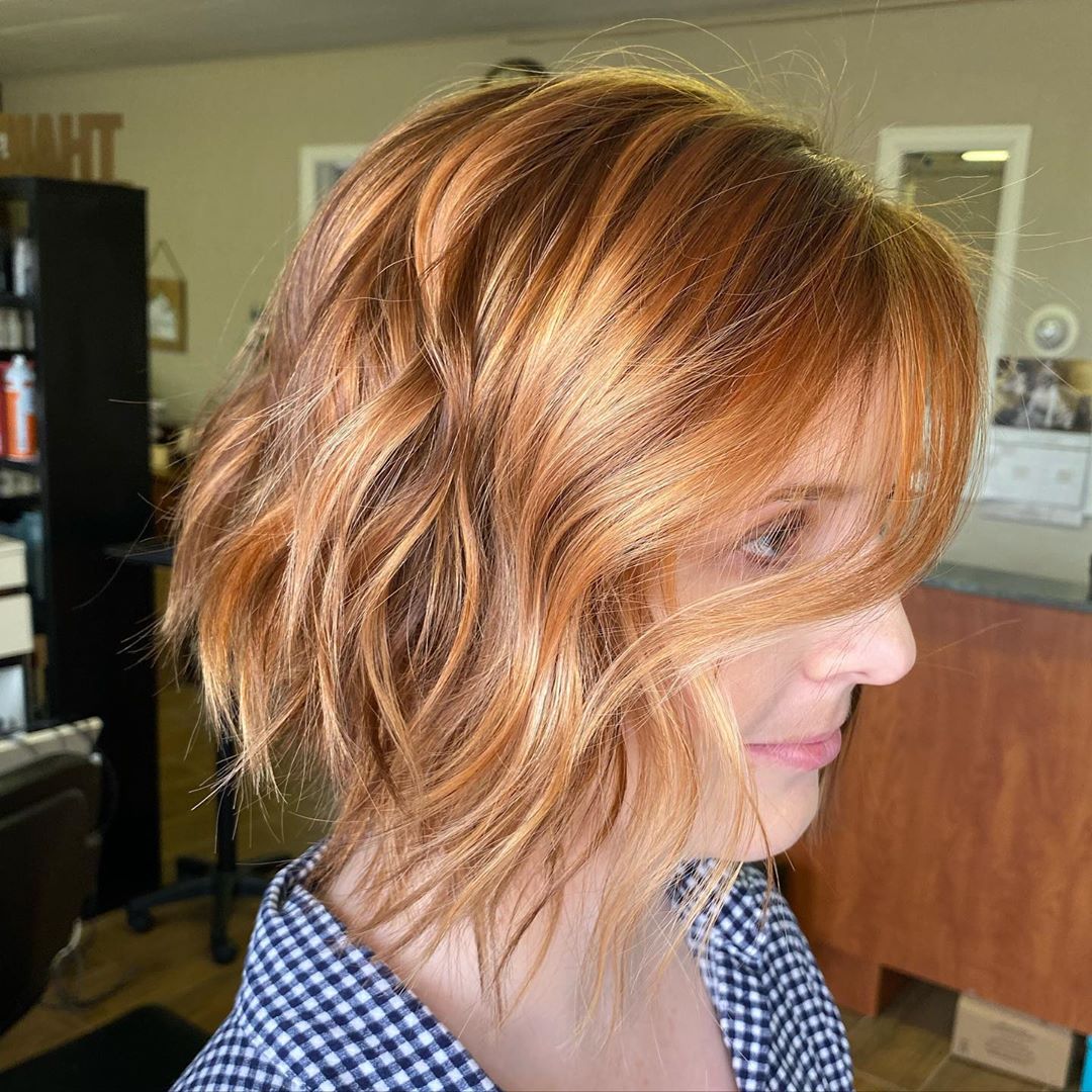 Taglio bob corto con sfumature color rame per le bionde - Hairfly.it